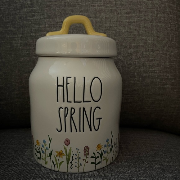 Rae Dunn | Kitchen | Rae Dunn Hello Spring Canister | Poshmark